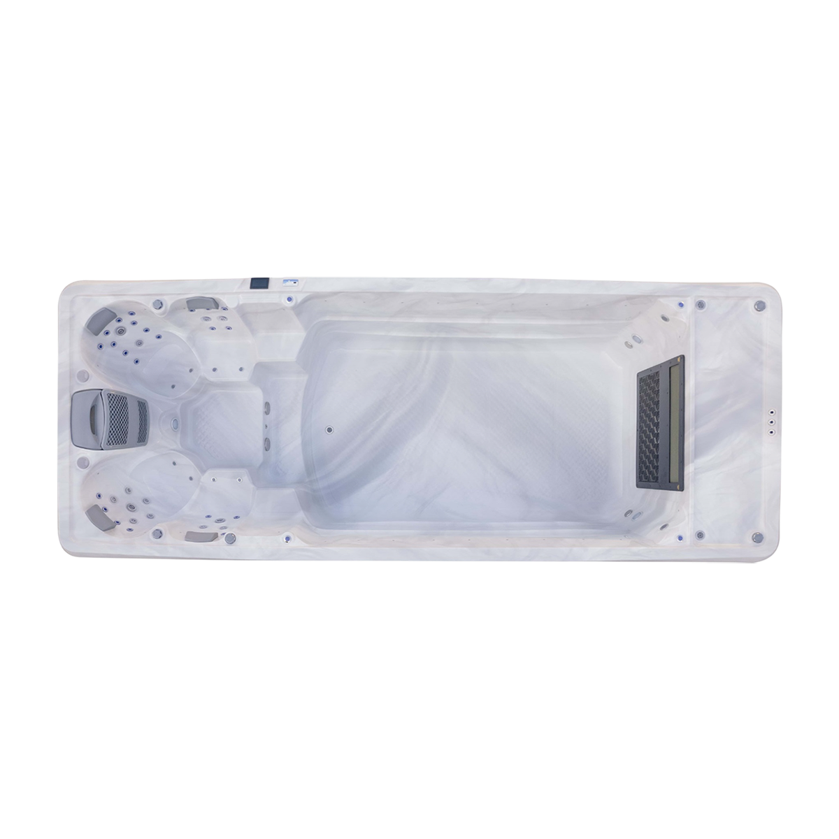 Galileo Swim Hot Tub - 5850 x 2250 x 1500 mm - Galaxy Spas UK